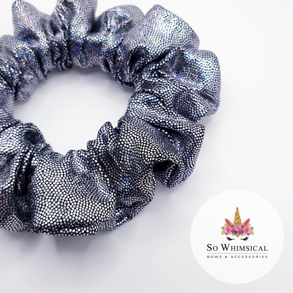 SW5240-2 - Glitzy Black Scrunchie Small – So Whimsical